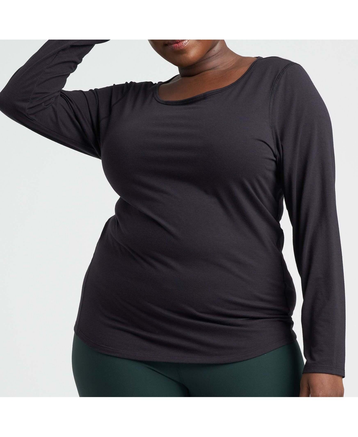 Click here for Universal Standard Plus Size Mia Long Sleeve Movem... prices