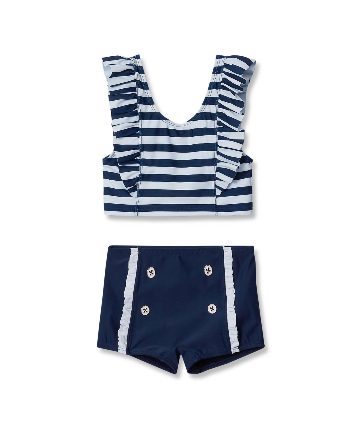 Click here for Lands End Girls Chlorine Resistant Ruffle Tankini... prices