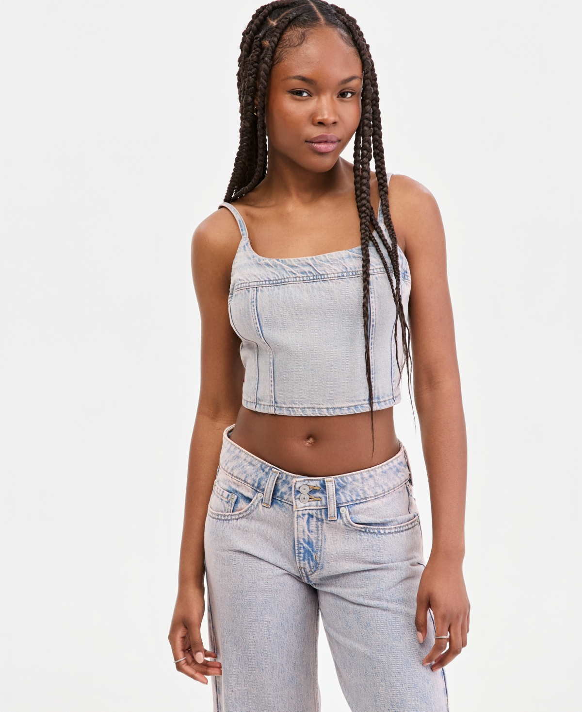 Click here for Levis Premium Womens Jadine Denim Tank Top - Rose... prices
