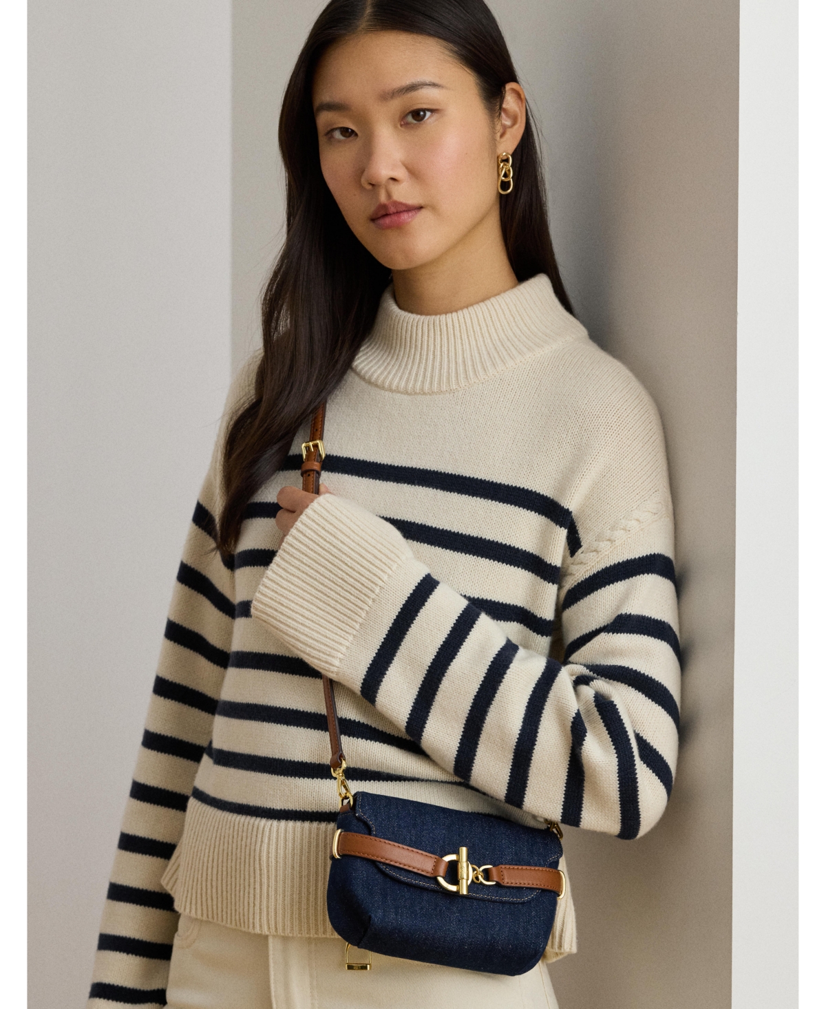 Click here for Lauren Ralph Lauren Small Blaike Crossbody Bag - V... prices