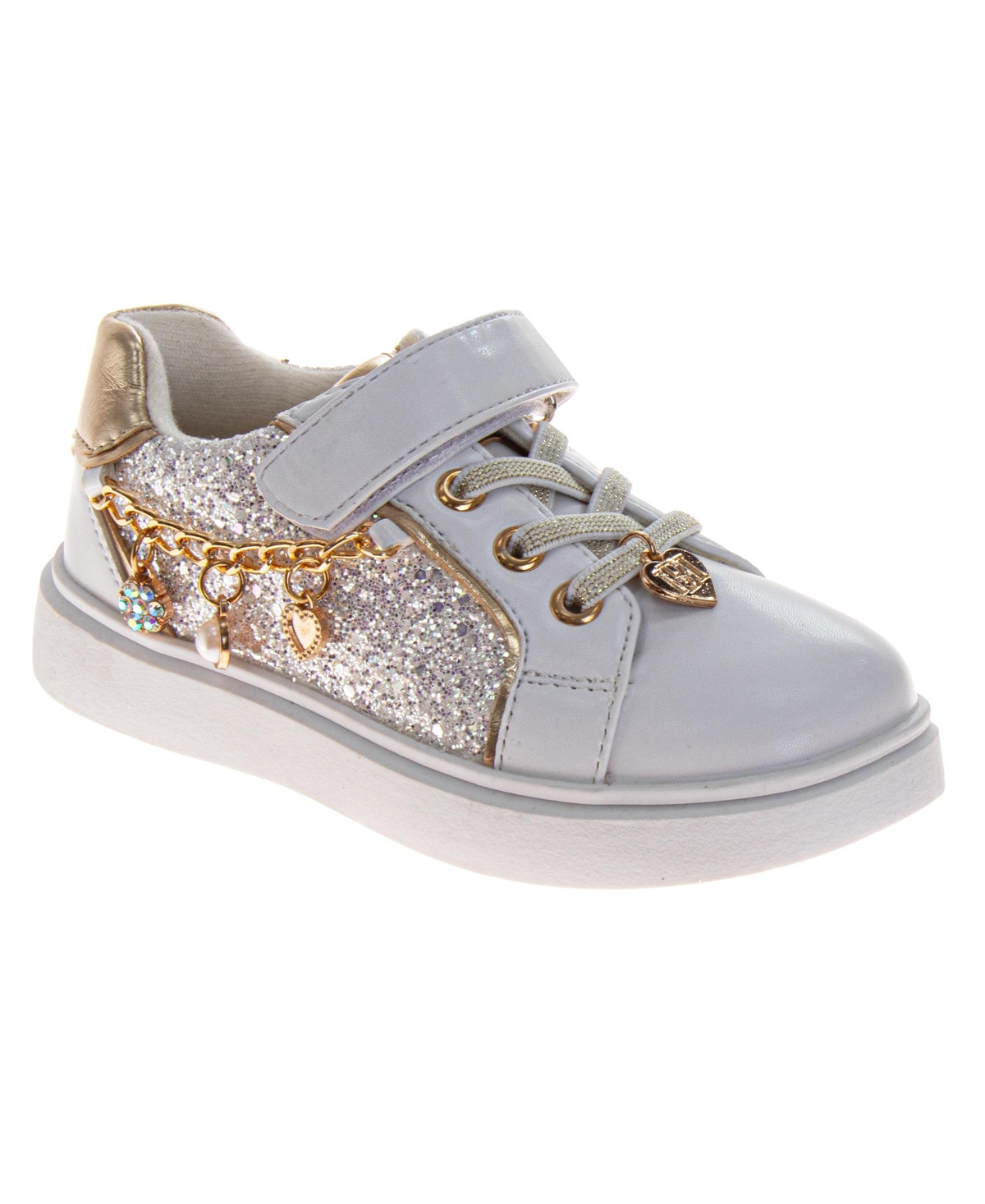 Click here for Badgley Mischka Little Girls Kensie Sneakers Glitt... prices