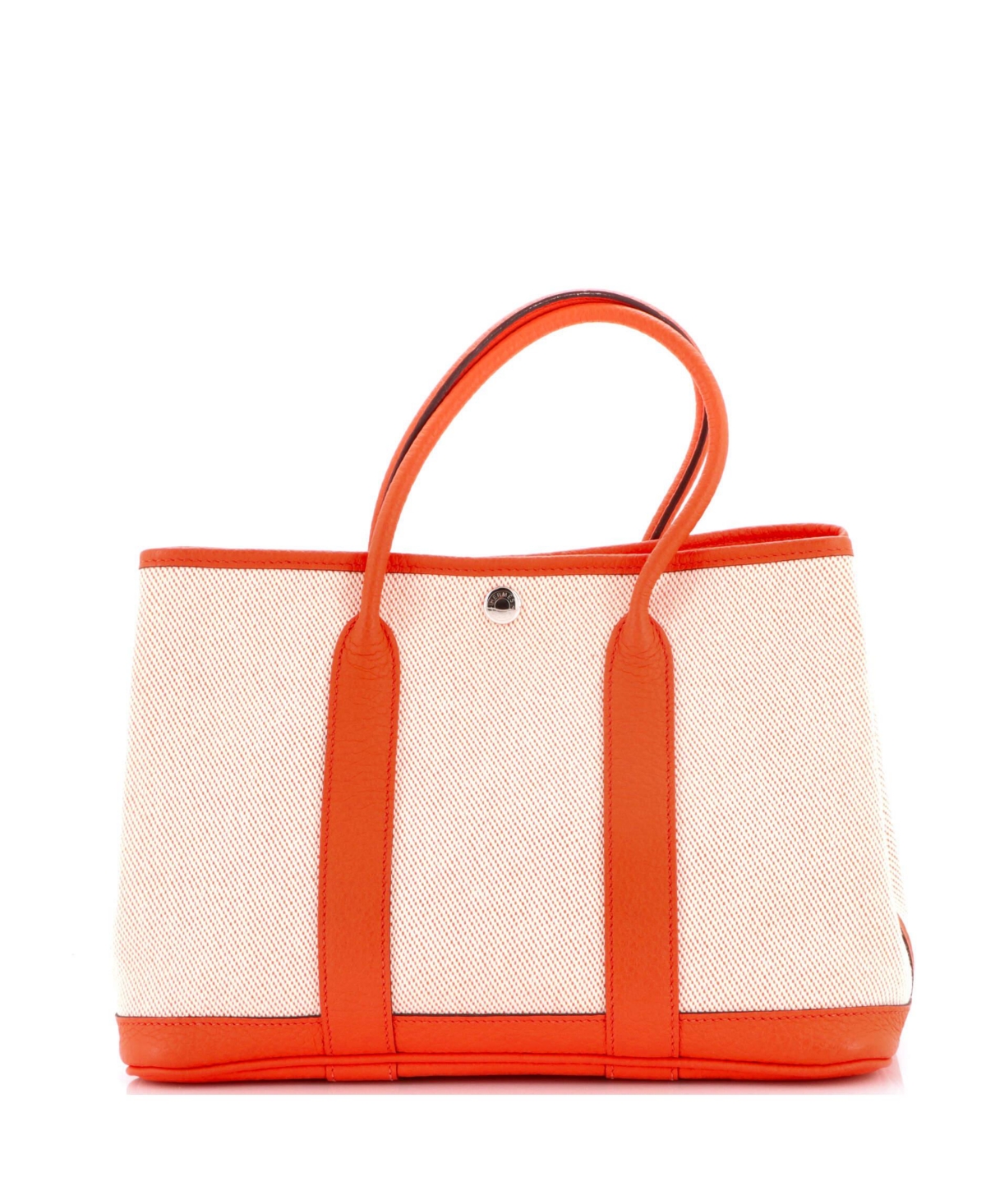 Click here for Pre-Owned HERMES 30 Garden Party Tote Toile and Le... prices