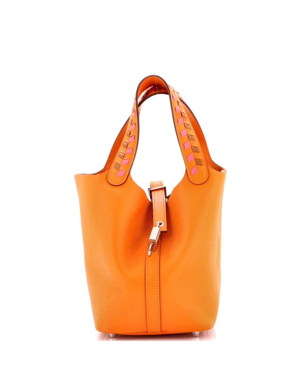Click here for Pre-Owned HERMES Pm Picotin Lock Bag Tressage Epso... prices