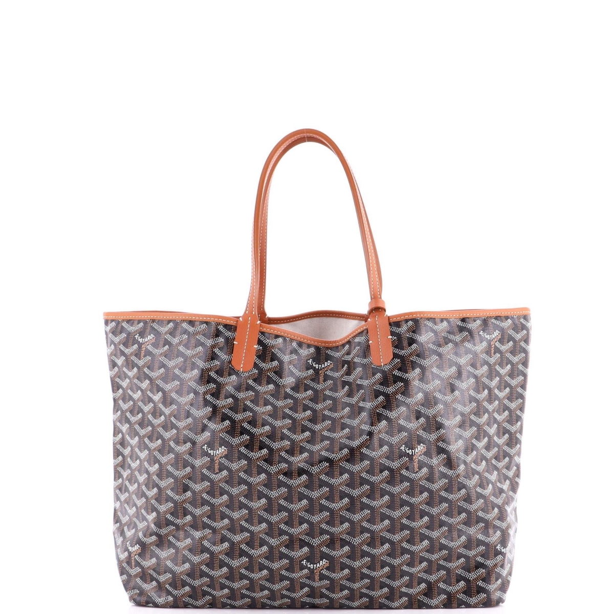 Click here for Pre-Owned Goyard Pm Saint Louis Tote Coated Canvas... prices