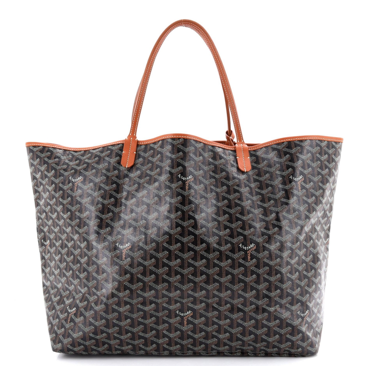 Click here for Pre-Owned Goyard Gm Saint Louis Tote Coated Canvas... prices