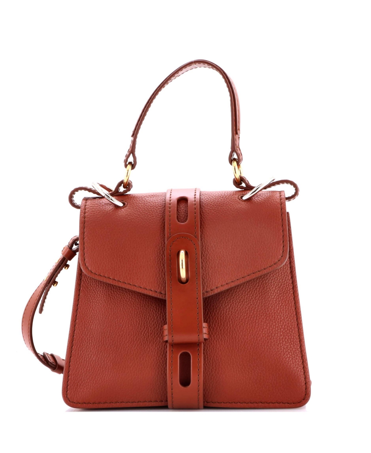 Click here for Pre-Owned Chloe Small Aby Day Bag Leather - Brown prices
