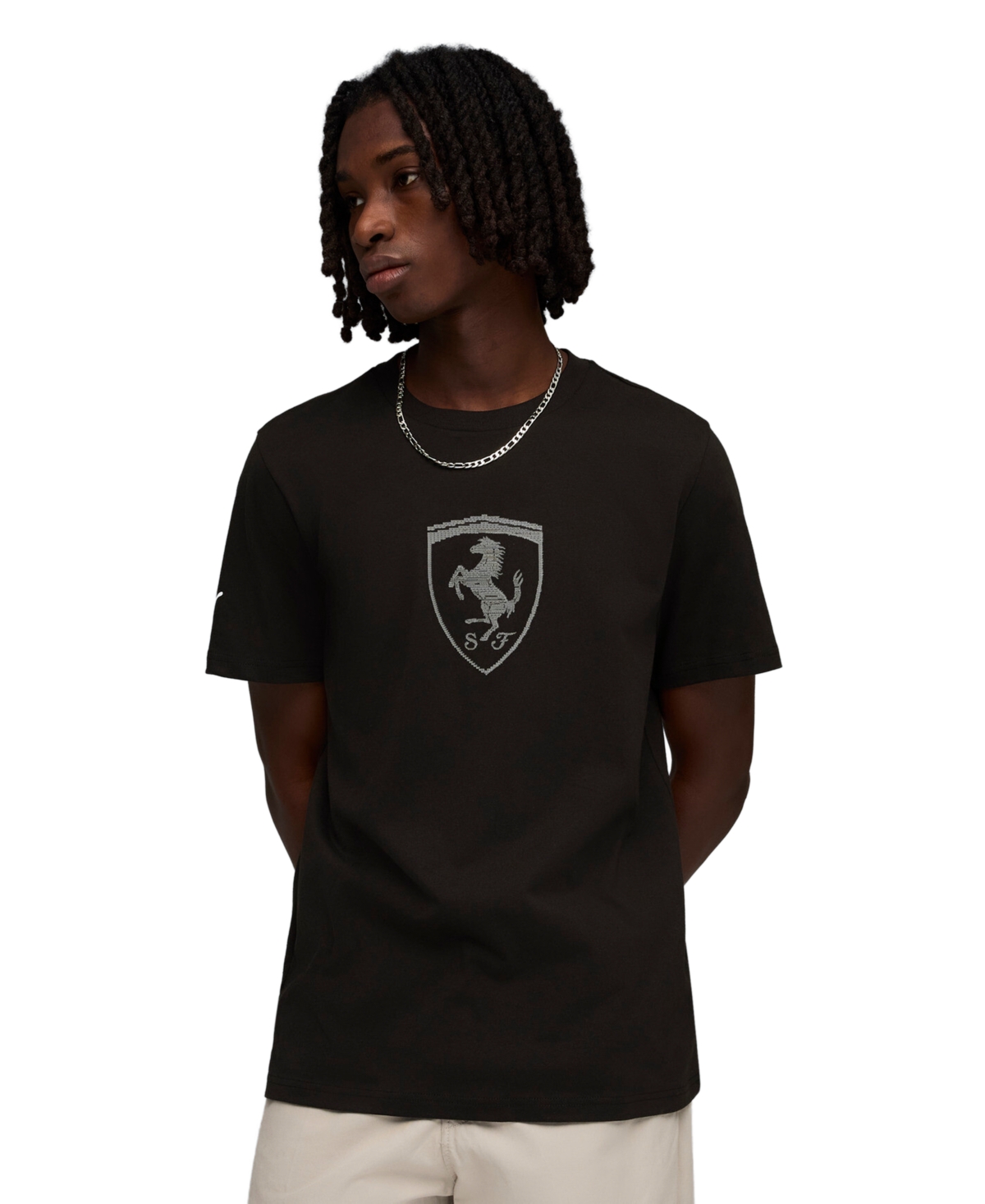 Click here for Puma Mens Ferrari Tonal Shield Short-Sleeve T-Shir... prices