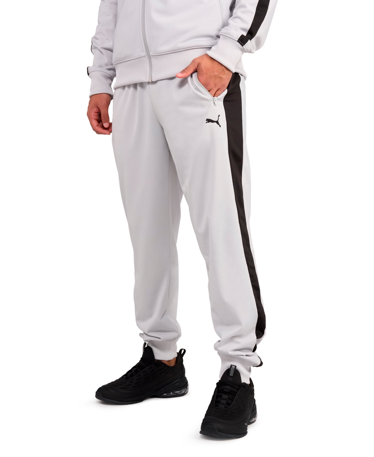 Click here for Puma Mens Essential T7 Regular-Fit Track Pants - C... prices