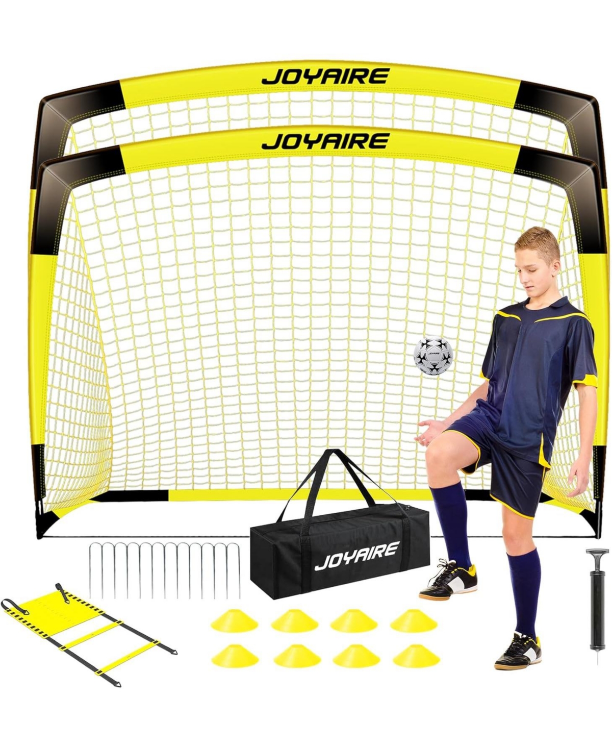 Click here for Joyaire Pro-Grade 7x5ft Pop-Up Soccer Goal for Kid... prices