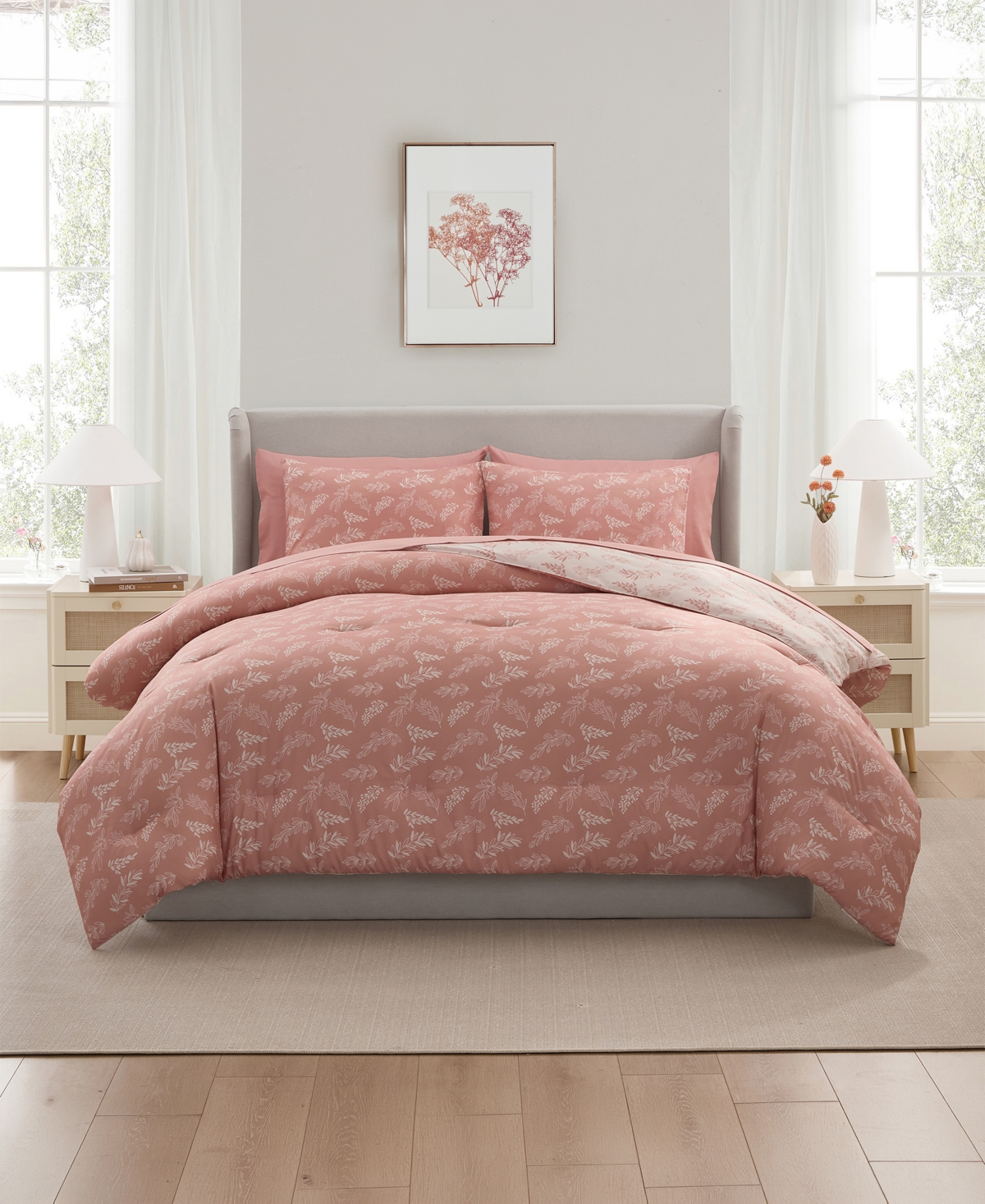 Click here for Nestl Luxury Soft Botanical Design 7-Pc. Comforter... prices