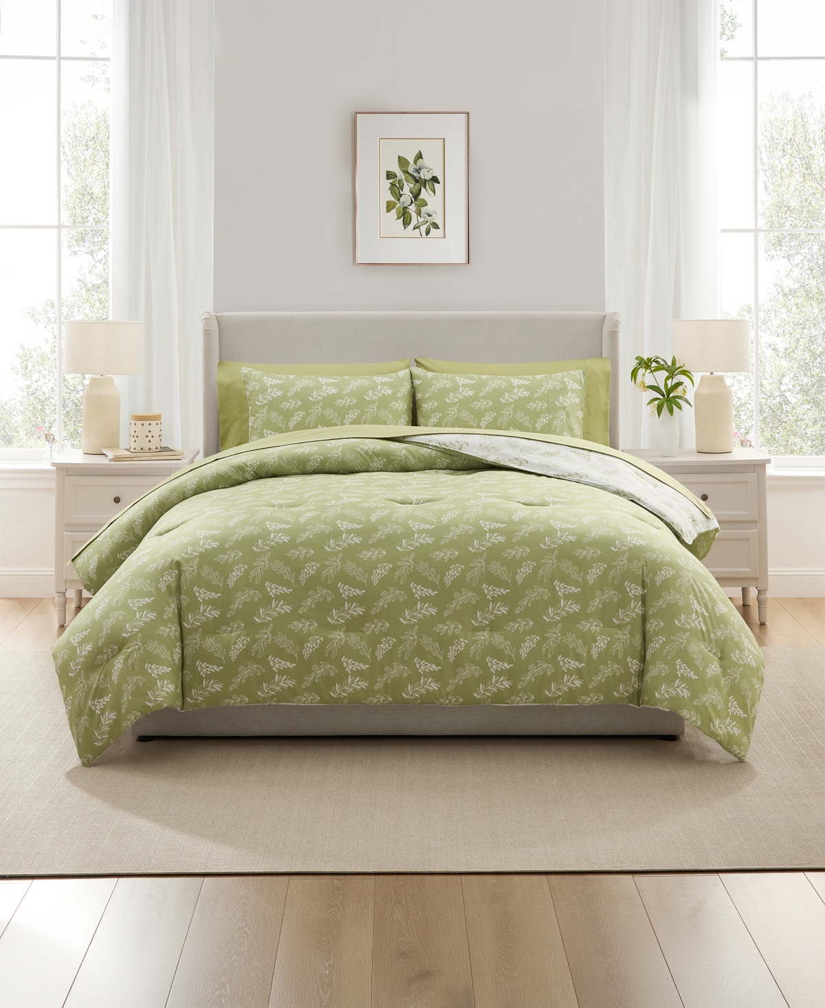 Click here for Nestl Luxury Soft Botanical Design 7-Pc. Comforter... prices