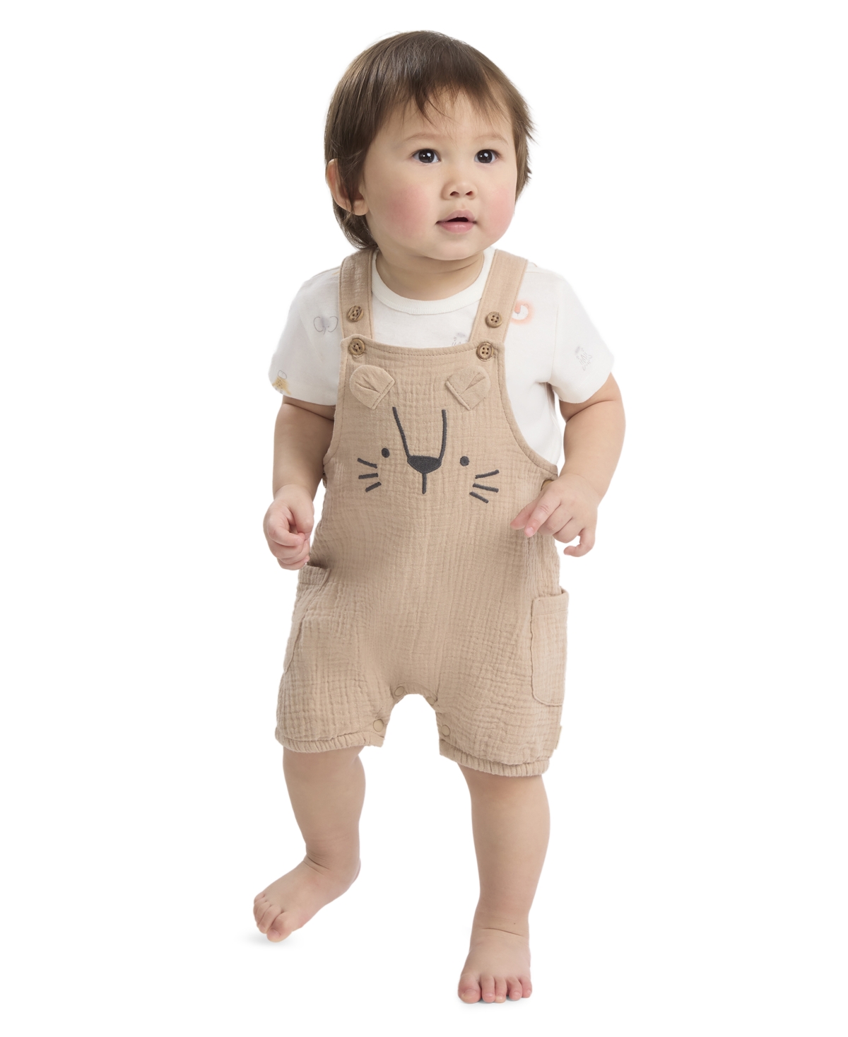 Click here for Huggies Baby Boys Crewneck T-Shirt and Buttoned Sh... prices