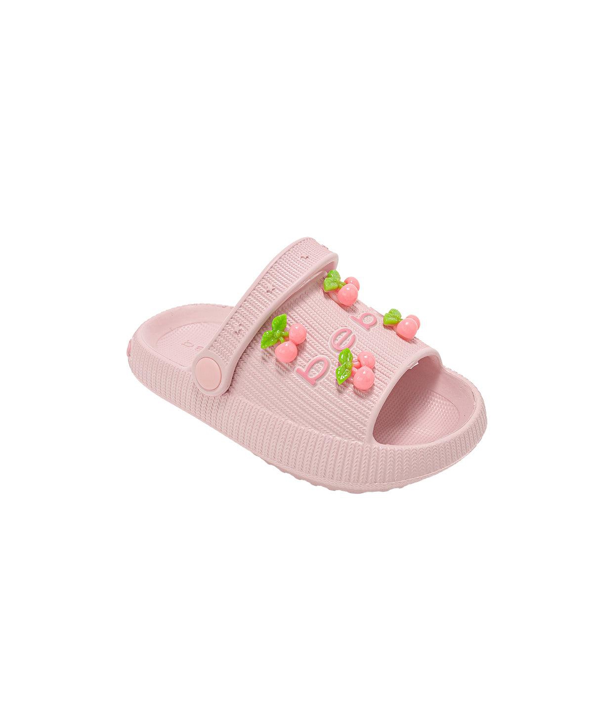 Click here for Bebe Toddler Lightweight Eva Slide with Cherry Cha... prices