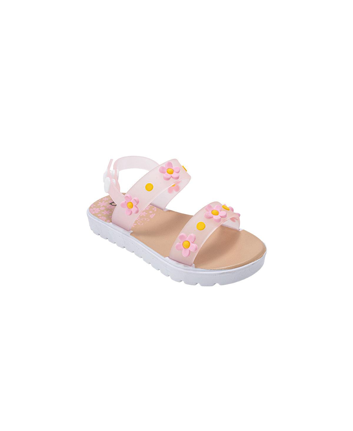 Click here for Bebe Toddler Pcu Sandal with Flowers - Pink prices