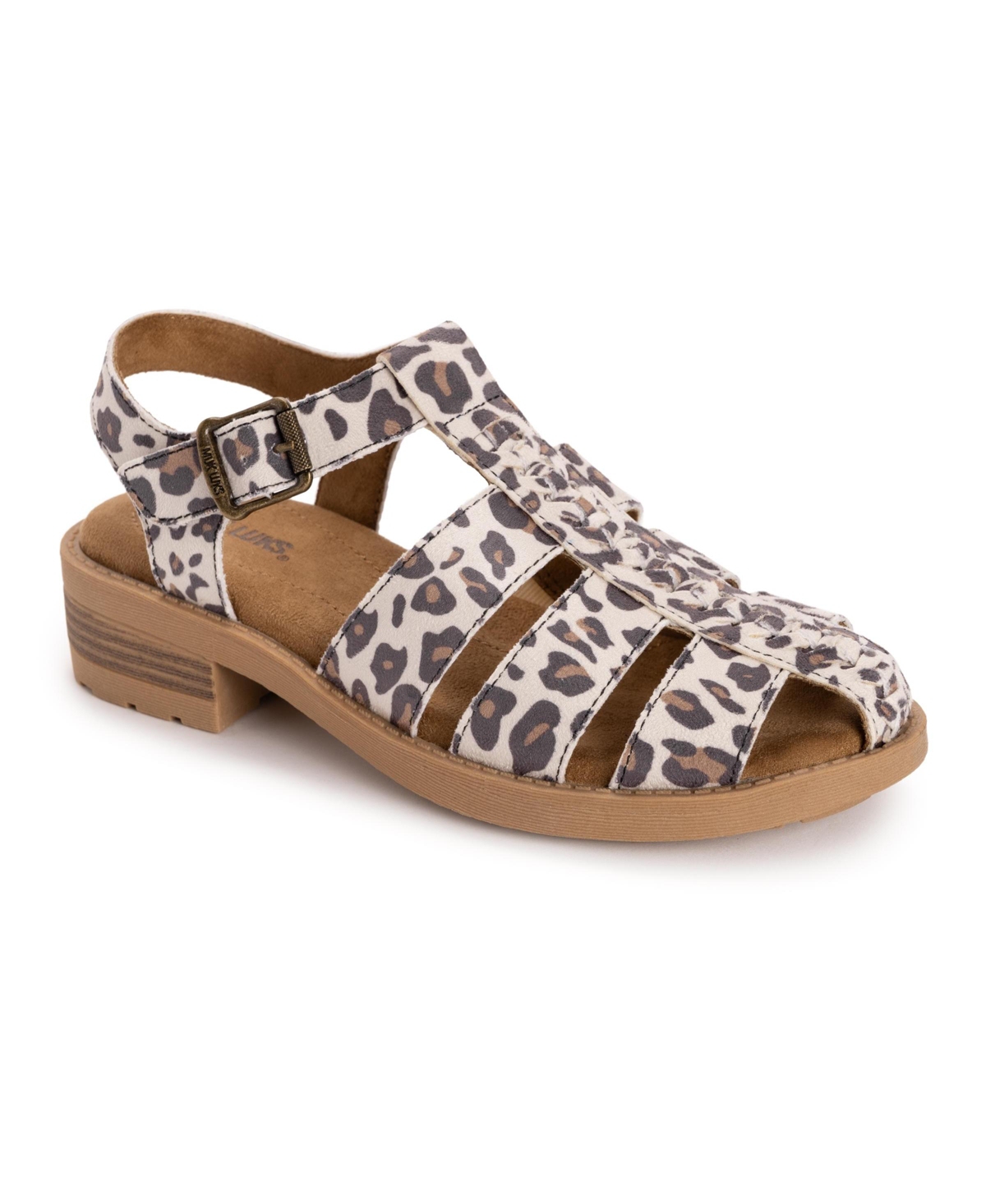 Click here for Muk Luks Womens Vanilla Fisherman Sandal - Cream l... prices