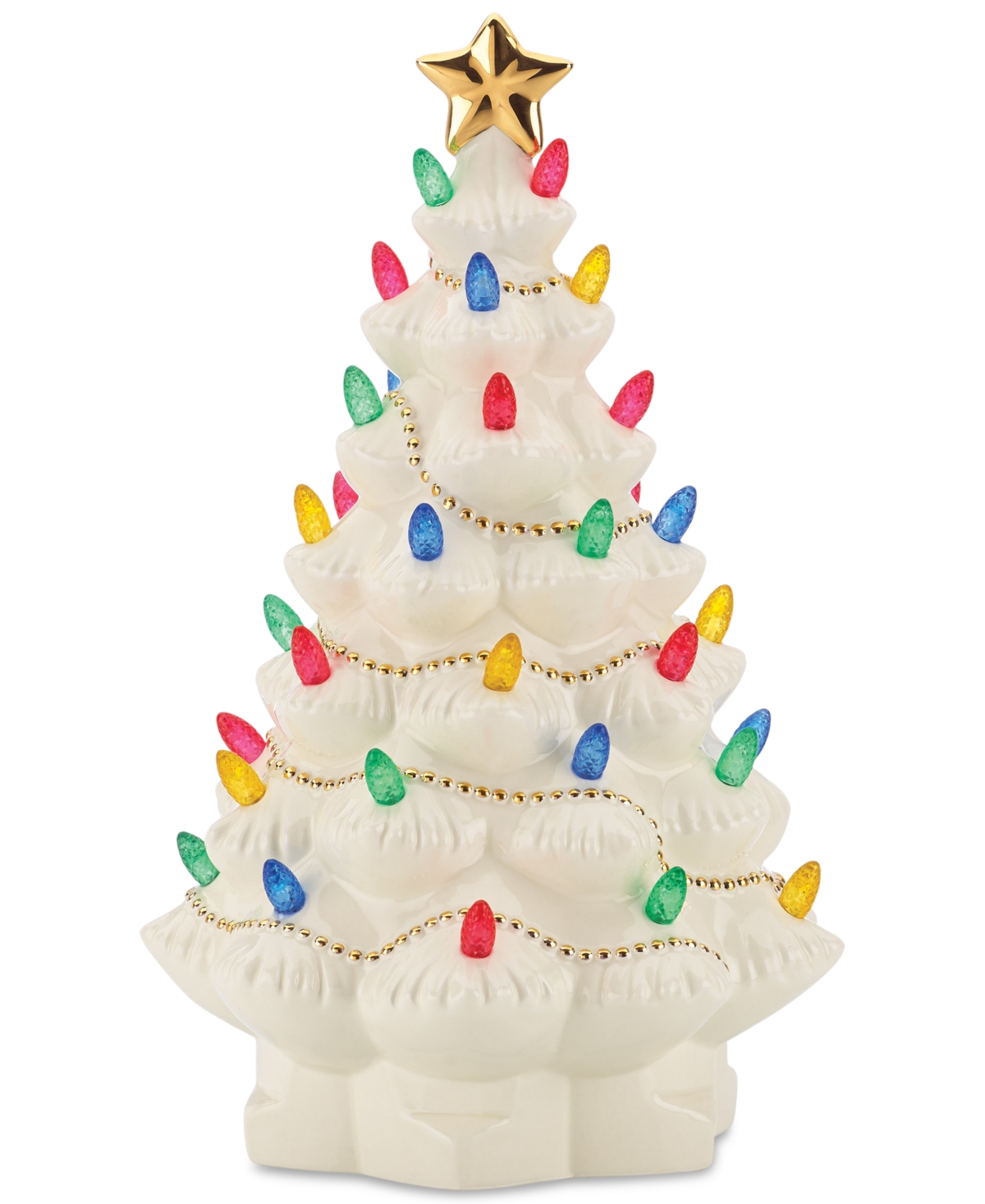 Click here for Lenox Treasured Traditions Light-Up Tree - Ivory prices