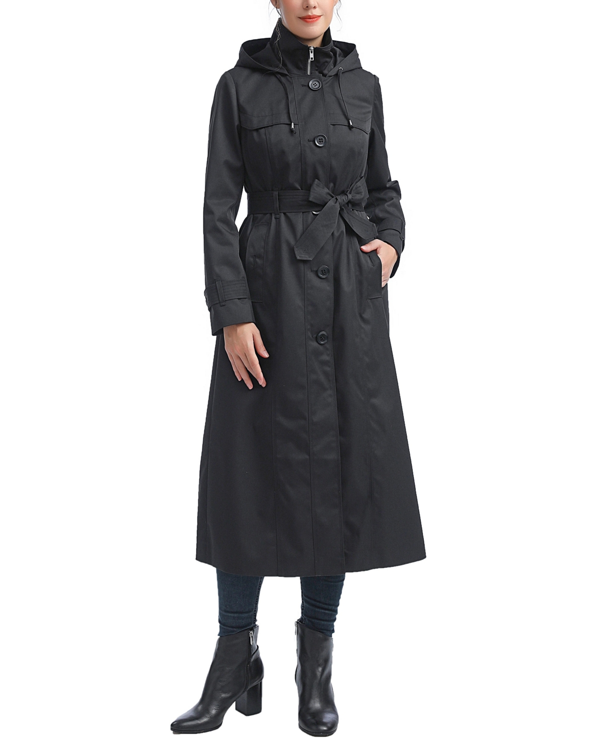 Click here for kimi + kai Womens kimi + kai Aine Hooded Long Rain... prices