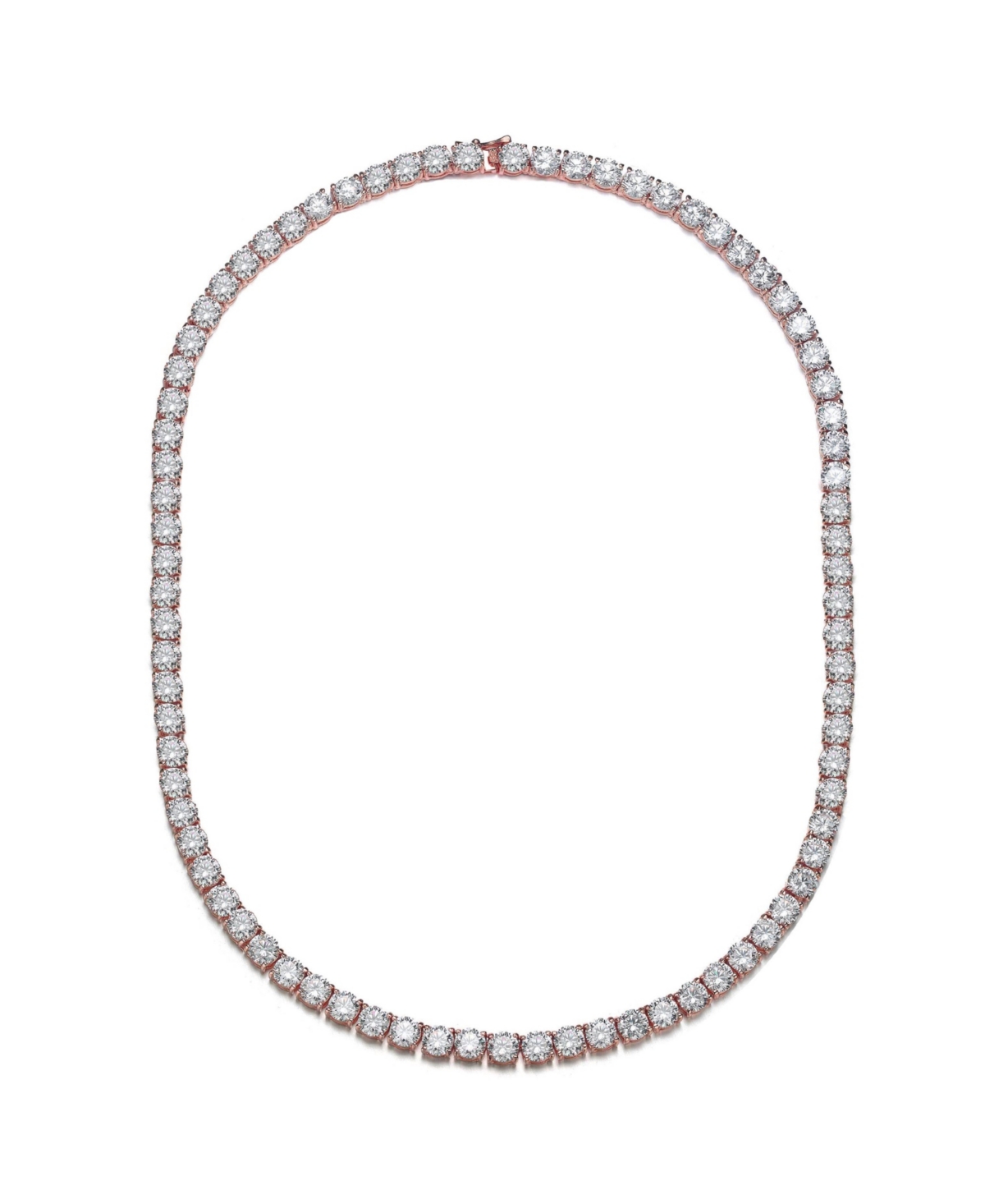 Click here for Classic 4mm Clear Round Cubic Zirconia Tennis Neck... prices