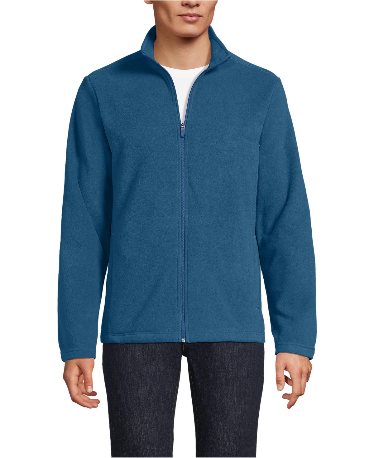 Click here for Lands End Mens Thermacheck 100 Fleece Jacket - Eve... prices