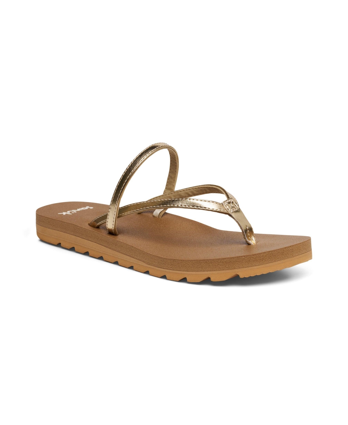 Click here for Sanuk Womens Yoga Strappy Sandals - Champagne prices