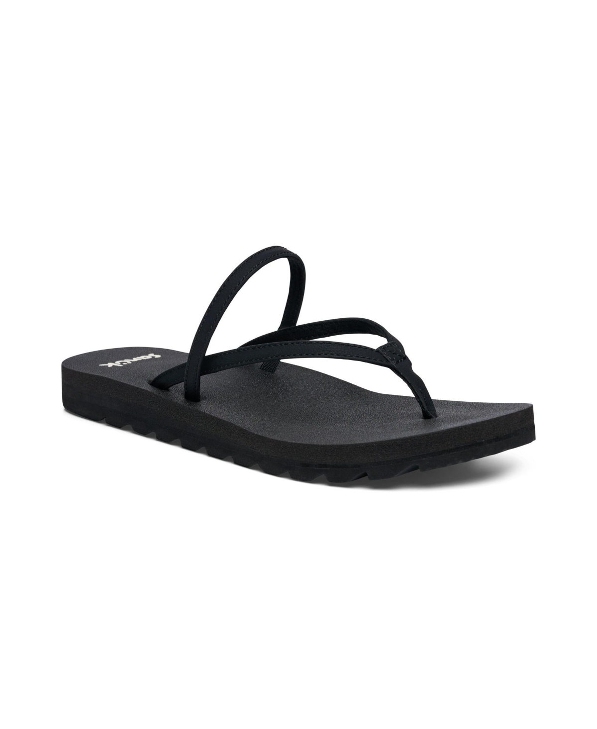 Click here for Sanuk Womens Yoga Strappy Sandals - Black prices