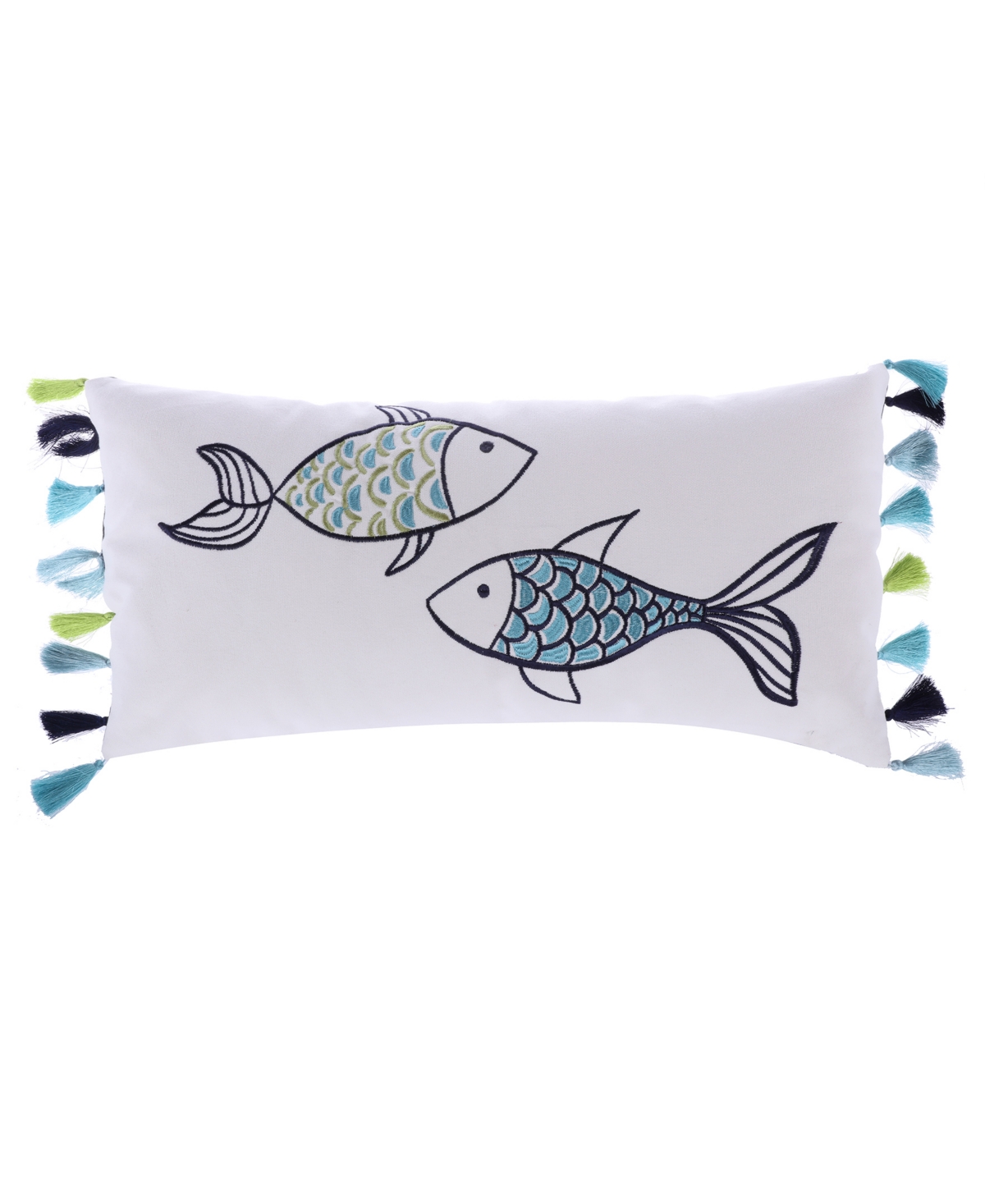 Click here for Levtex Fish Tassels Decorative Pillow  12 x 24 - W... prices