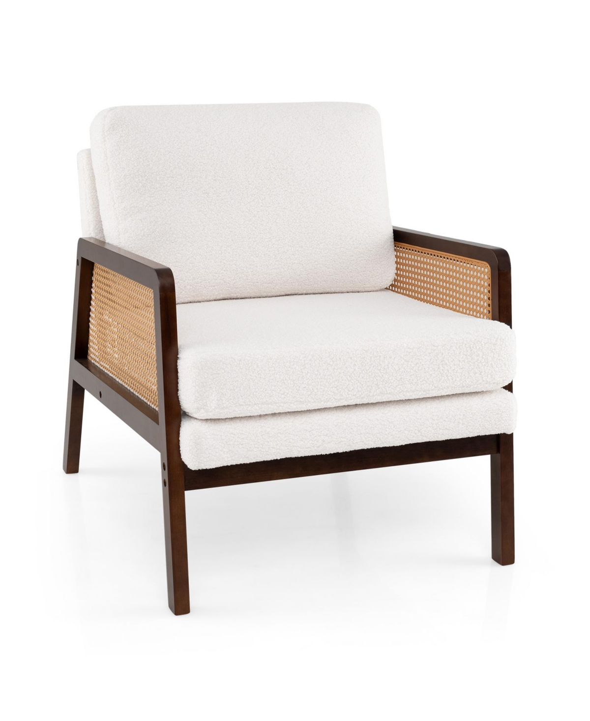 Click here for Costway Mid Century Modern Accent Chair Living Roo... prices