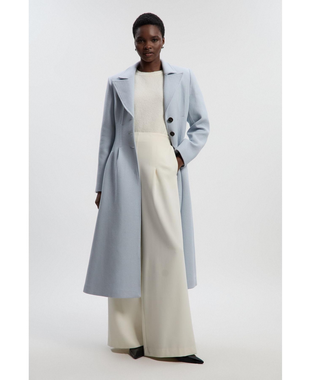 Click here for Karen Millen Womens Corset Detail Full Skirted Max... prices