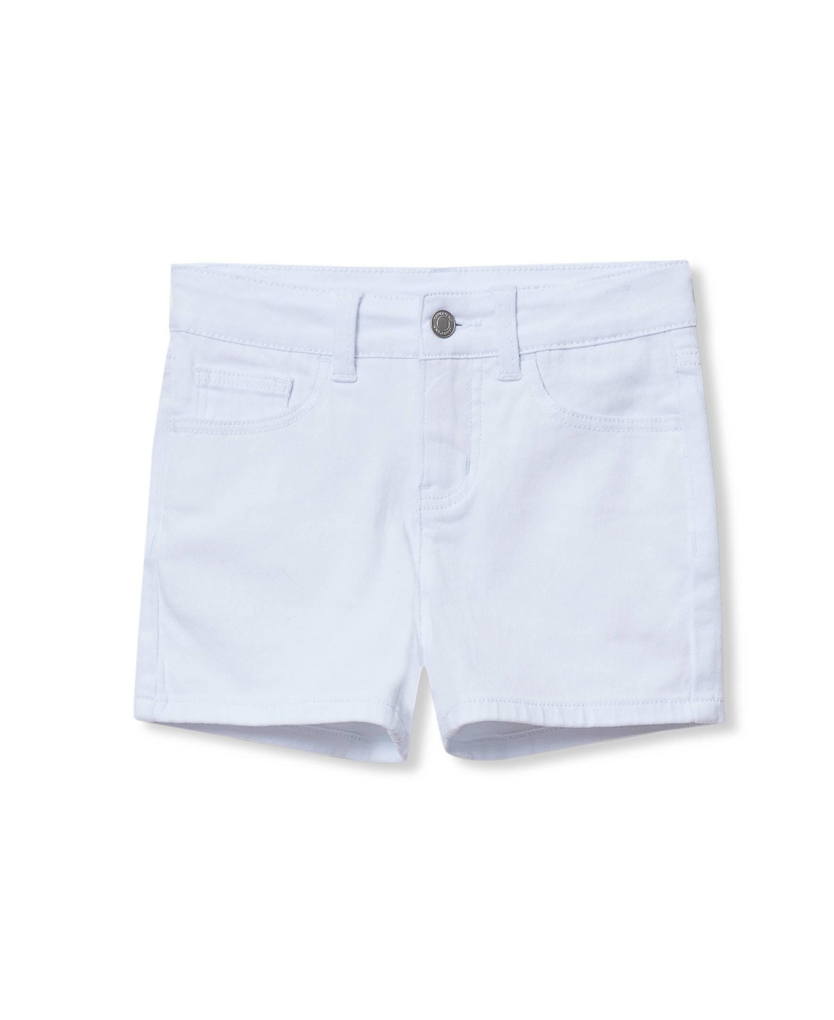 Click here for Lands End Girls Twill 5 Pocket Shorts - White prices