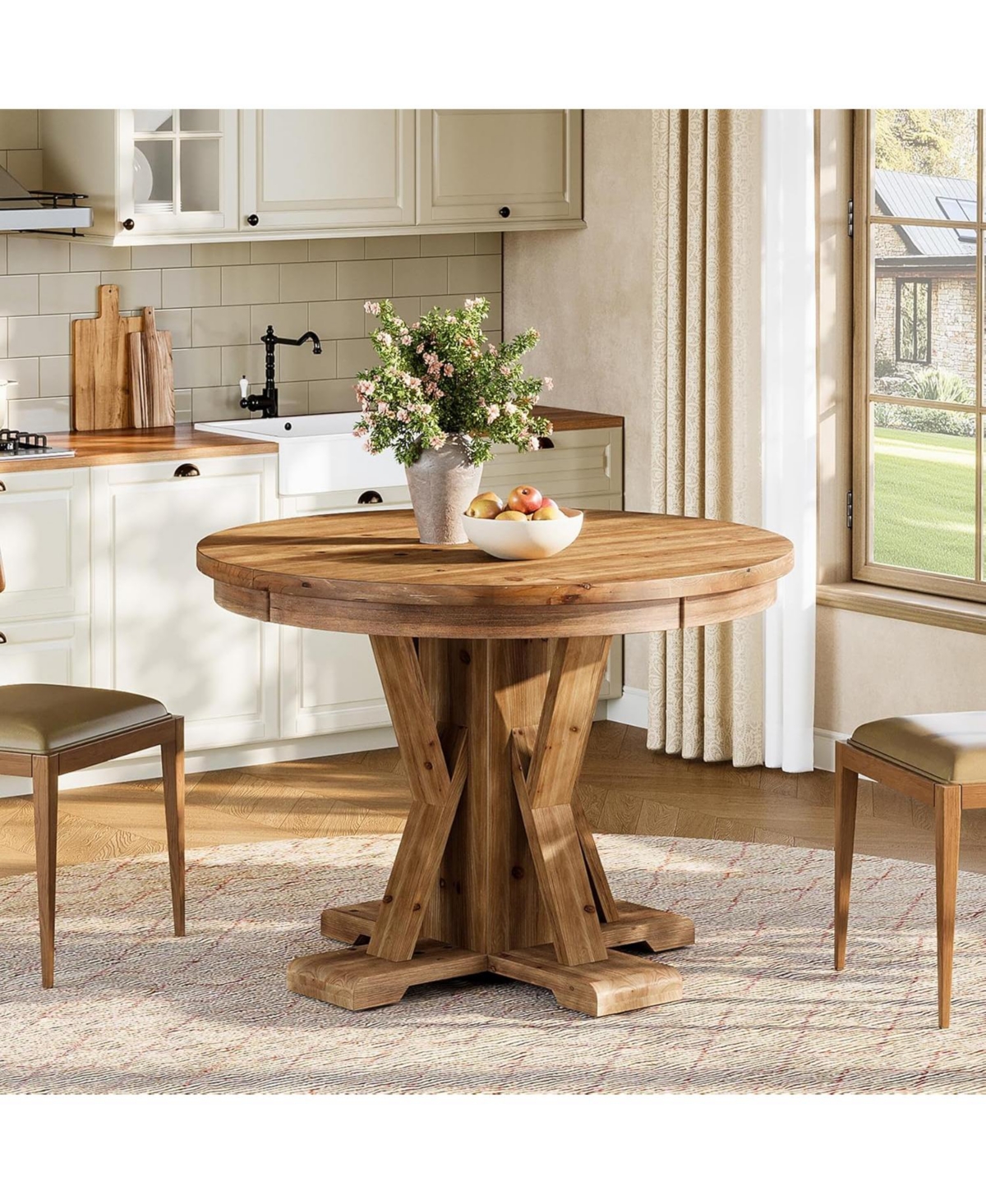 Click here for Tribesigns 39.4" Solid Wood Dining Table  Far... prices