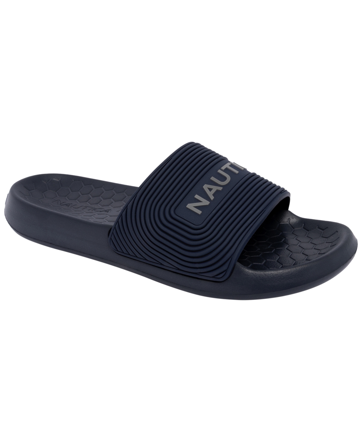 Click here for Nautica Mens Asti Open-Toe Pool Slides - Navy prices