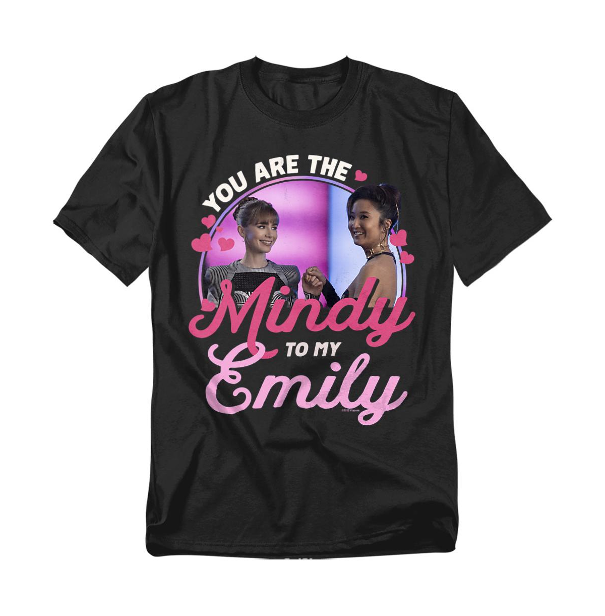 Click here for Emily in Paris Mens Mindy To My Emily T-Shirt - Bl... prices