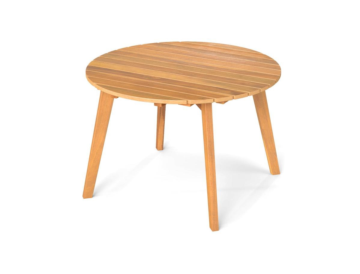 Click here for Slickblue Outdoor Round Side Table in Acacia Wood... prices