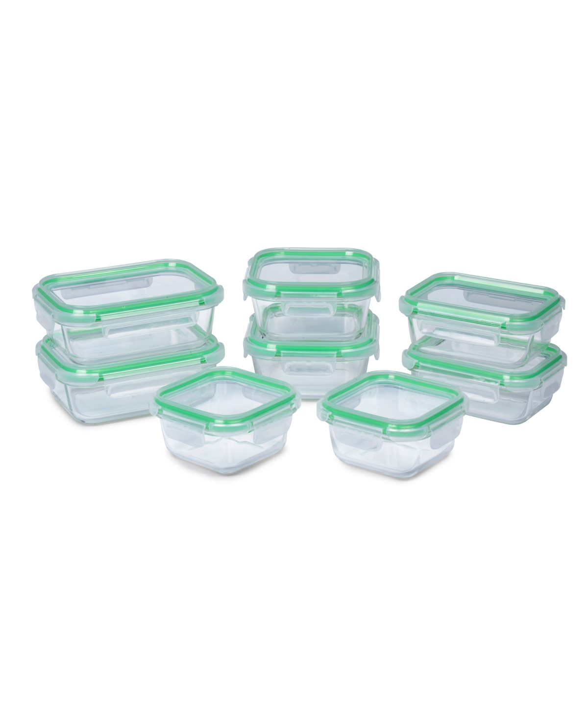 Click here for Sedona Kitchen 16-Pc. Glass Food Storage Set - Gre... prices