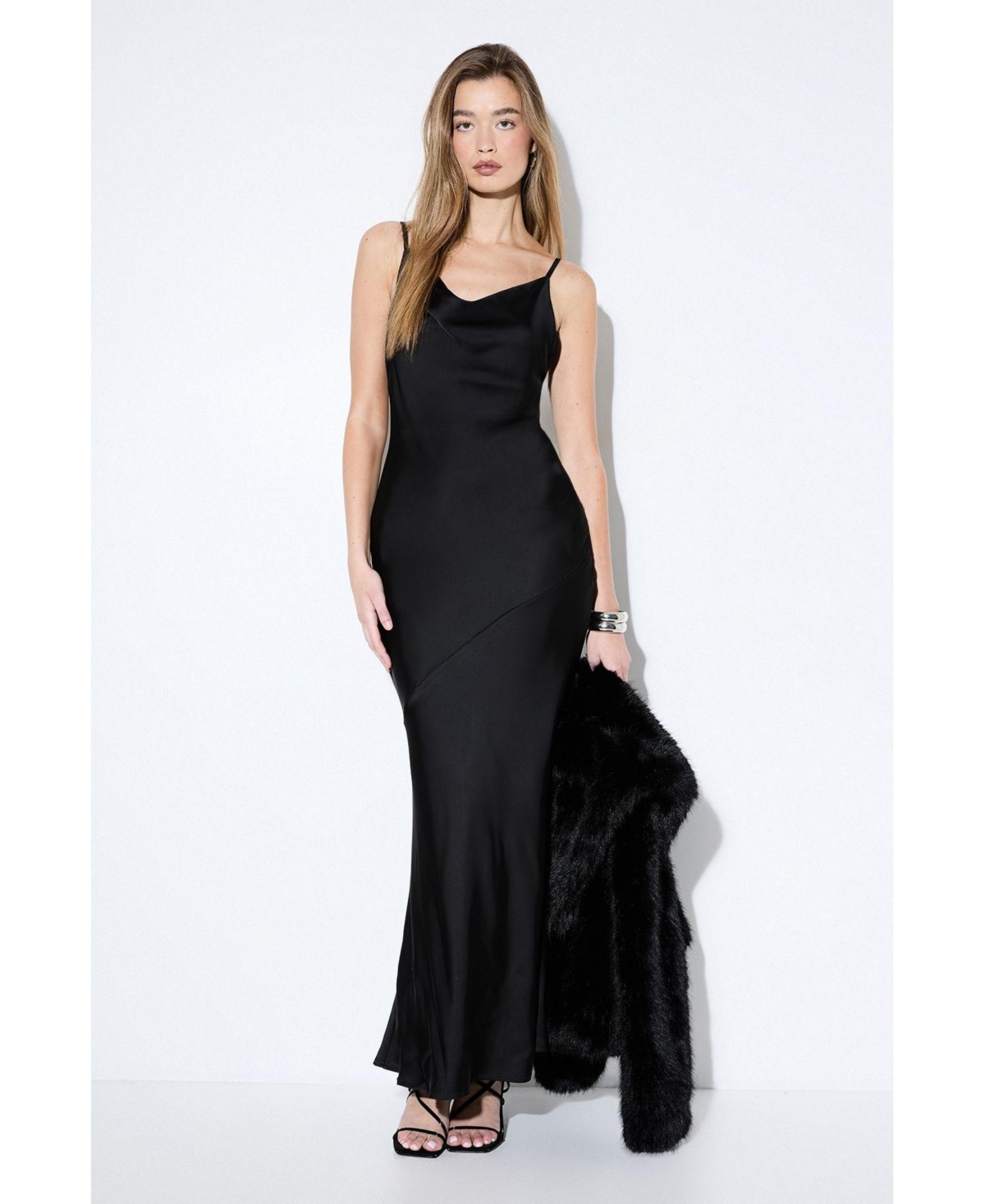 Click here for MissPap Womens Premium Satin Bow Bridesmaid Dress... prices