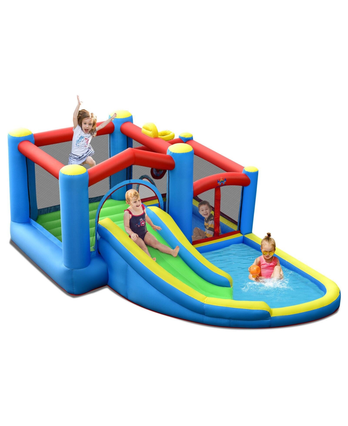 Click here for Mecale Inflatable Kids Water Slide Bounce Castle w... prices