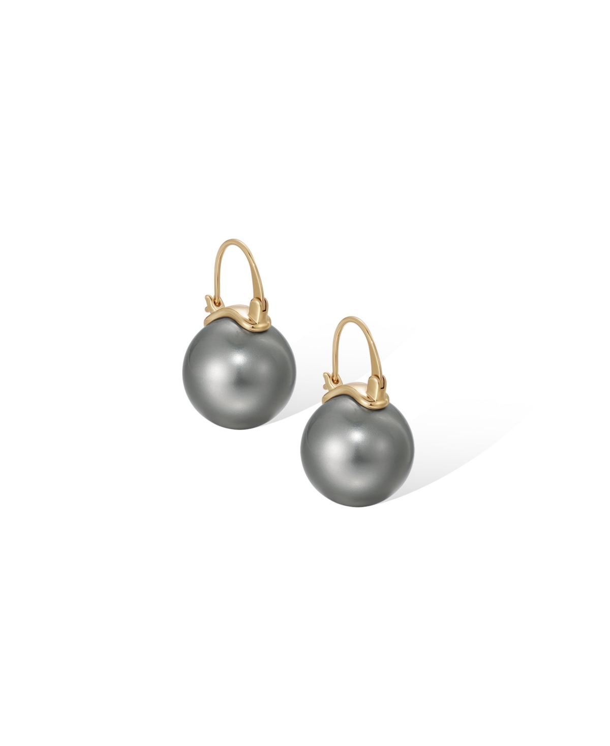 Click here for Retro Chic Pearl Earrings - Grey prices