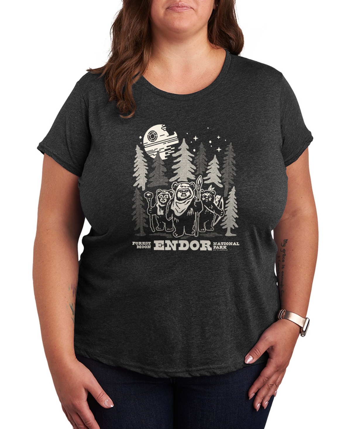 Click here for Hybrid Apparel Plus Size Star Wars Endor Wildlife... prices