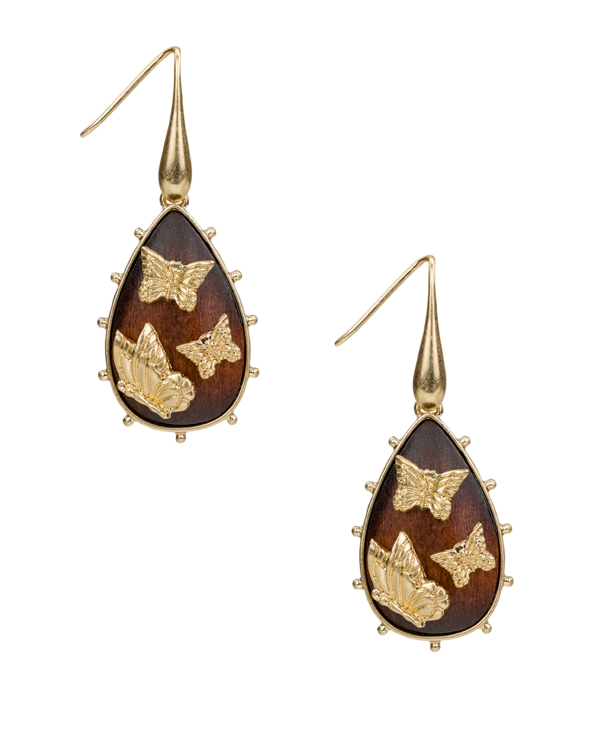 Click here for Patrica Nash Gold-Tone Plated Butterflies Teardrop... prices