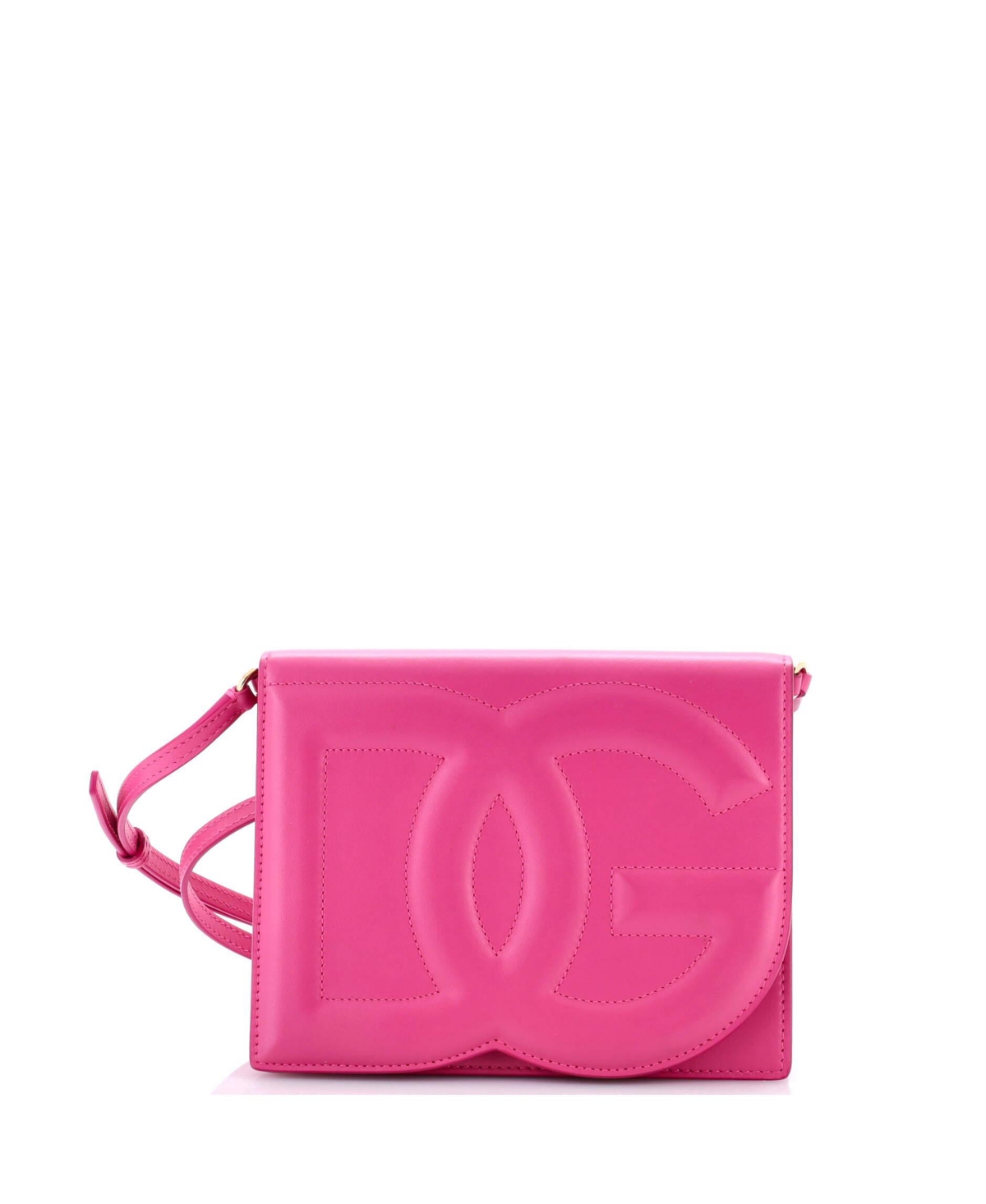 Click here for Pre-Owned Dolce & Gabbana Small Dg Logo Flap Shoul... prices