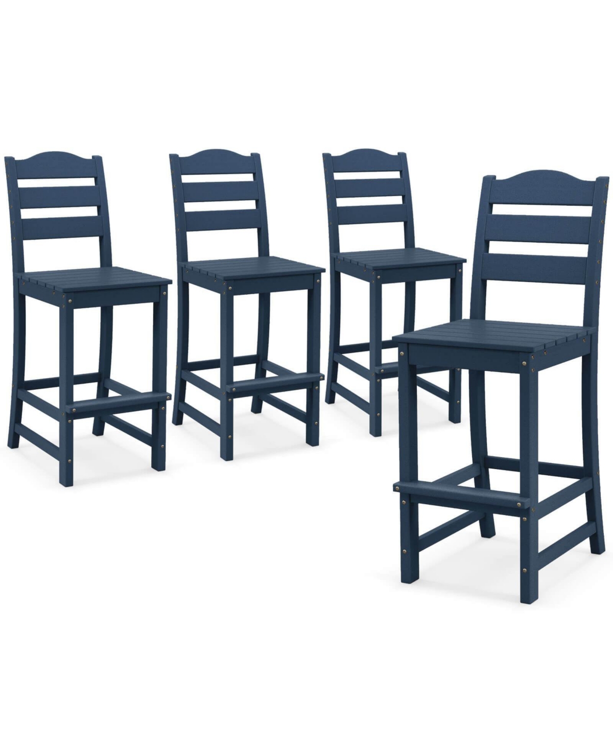 Click here for Costway Outdoor Hdpe Bar Stool Patio Tall Chair Ba... prices