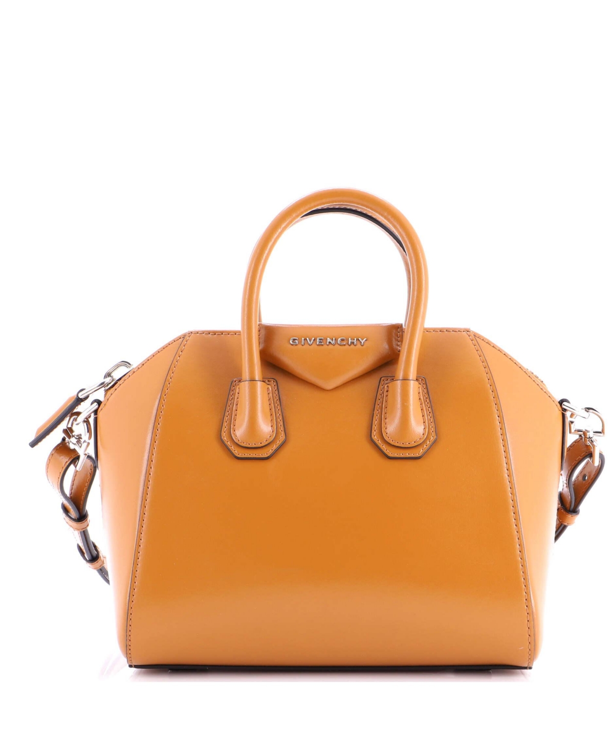 Click here for Pre-Owned Givenchy Mini Antigona Bag Glazed Leathe... prices