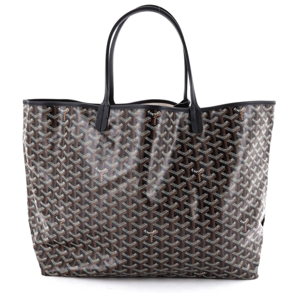Click here for Pre-Owned Goyard Gm Saint Louis Tote Coated Canvas... prices