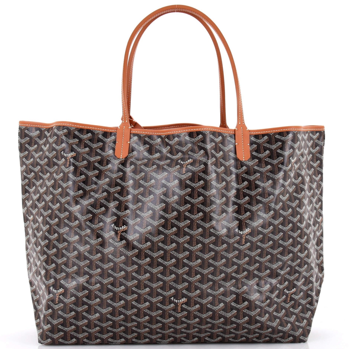 Click here for Pre-Owned Goyard Gm Saint Louis Tote Coated Canvas... prices