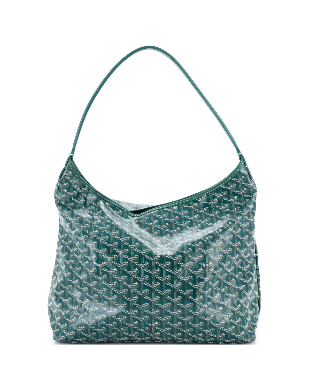 Click here for Pre-Owned Goyard Boheme Hobo Coated Canvas - Green prices