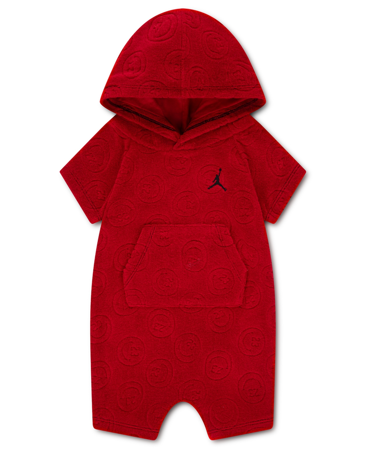 Click here for Jordan Baby Boys Hooded Short-Sleeve Romper - Gym... prices