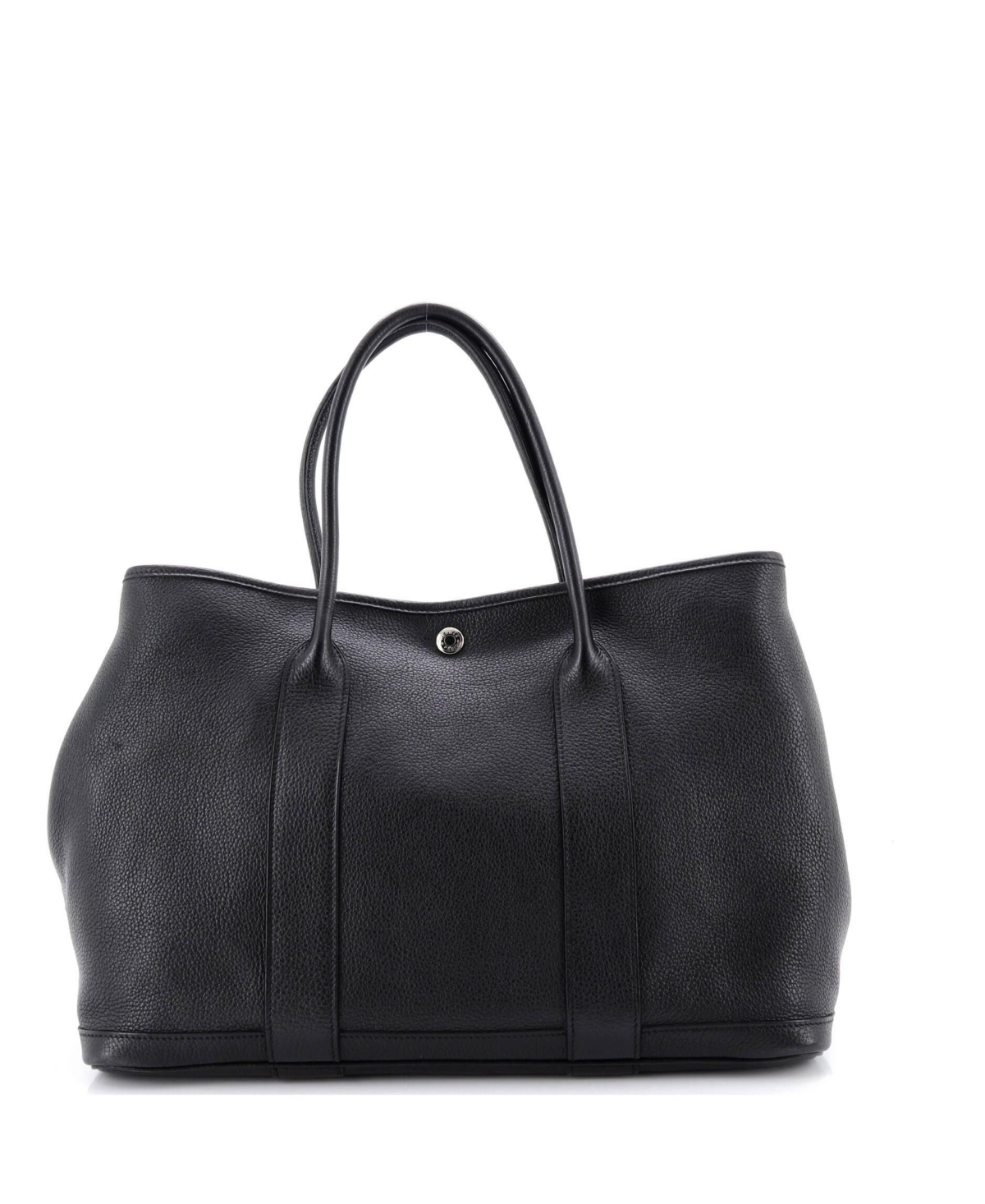 Click here for Pre-Owned HERMES 36 Garden Party Tote Leather - Bl... prices