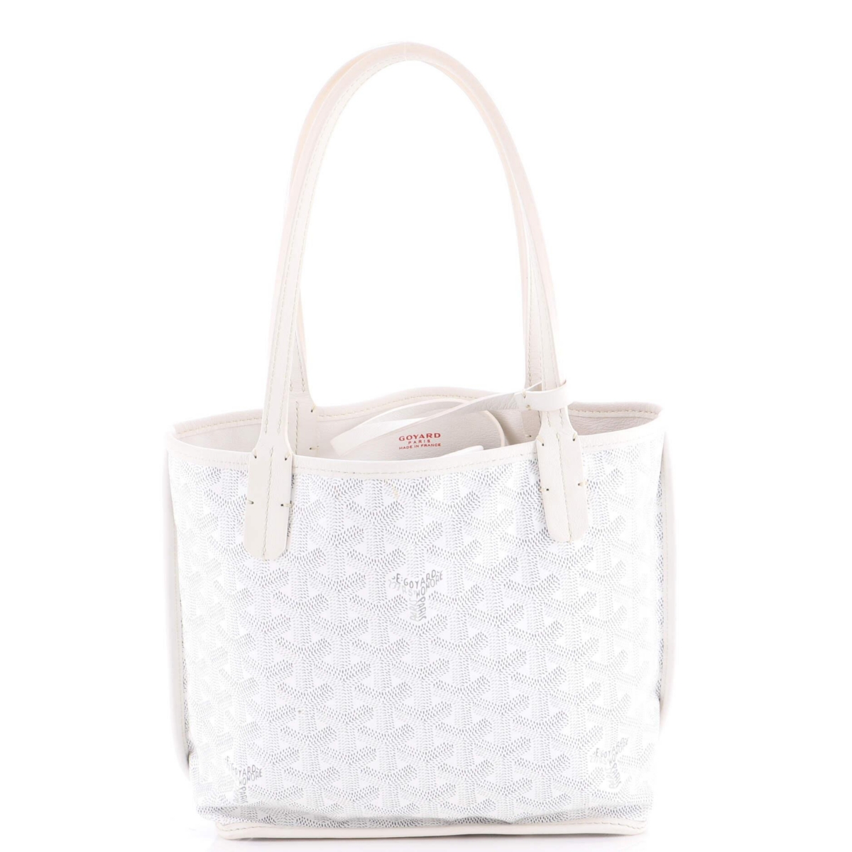 Click here for Pre-Owned Goyard Mini Anjou Reversible Tote Coated... prices