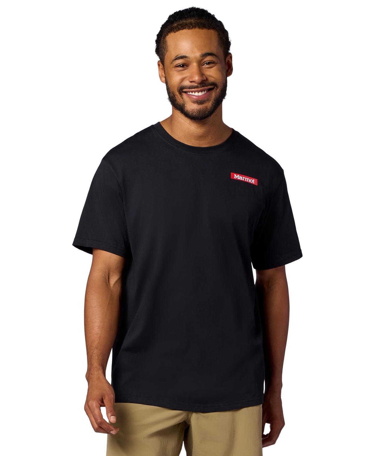 Click here for Marmot Mens Duct Tape Short-Sleeve T-Shirt - Black prices