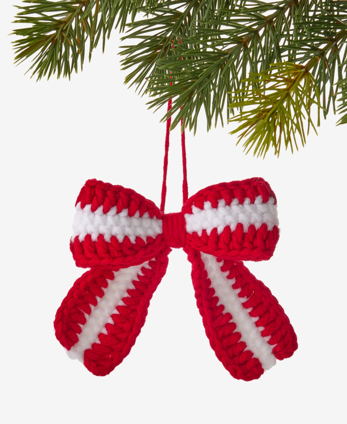 Click here for Holiday Lane Merry Magic Nit Crochet Bow Ornament... prices